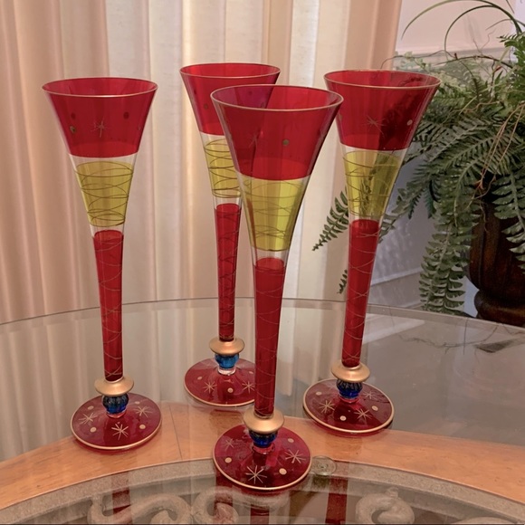 Pier 1 | Dining | Pier Champagne Glasses Set Of 4 | Poshmark